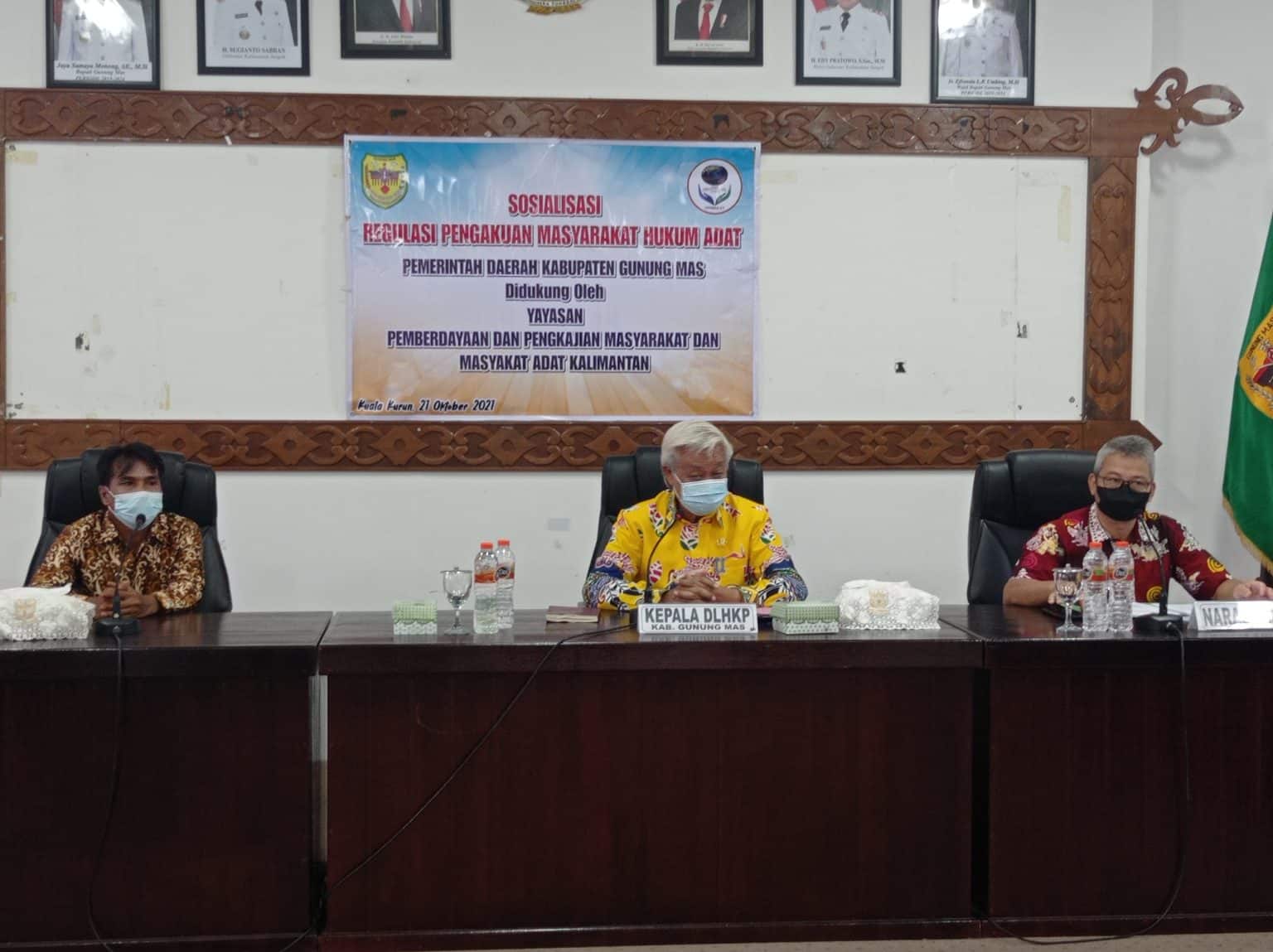 DLH and BNF Indonesia Socialize Customary Law Community Recognition ...